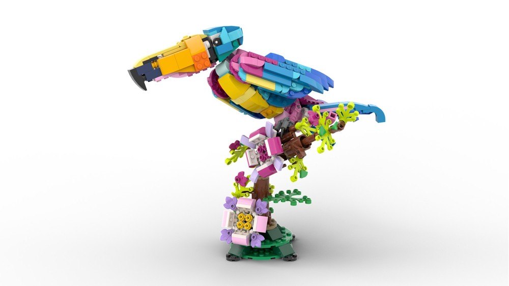 LEGO MOC Exotic Toucan 31136 + 31144 by pablito_skybrick | Rebrickable ...
