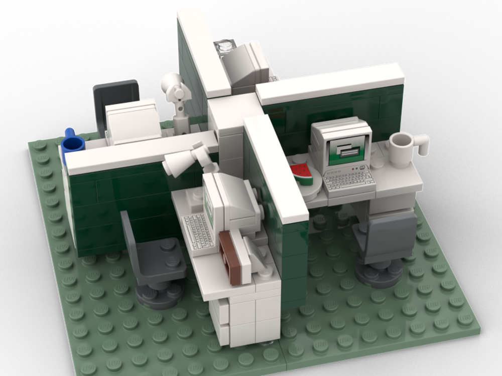 LEGO MOC Severance - Macrodata Refinement Cubicles by brickbicycle ...