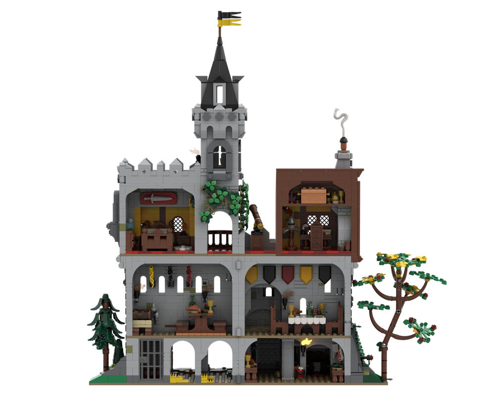 LEGO MOC Crow Lord`s Castle by Legat_Of_Legion | Rebrickable - Build ...