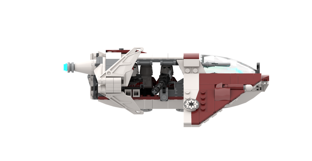 LEGO MOC Lego SW Republic Low altitude support gunship (75401 ...