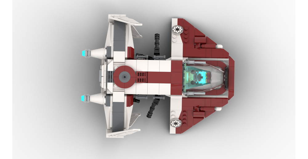 LEGO MOC Lego SW Republic Low altitude support gunship (75401 ...