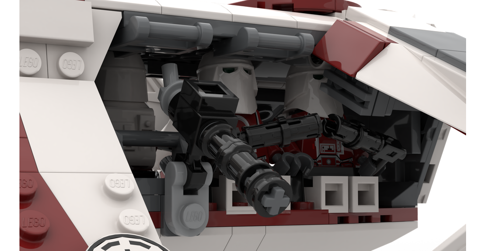 LEGO MOC Lego SW Republic Low altitude support gunship (75401 ...