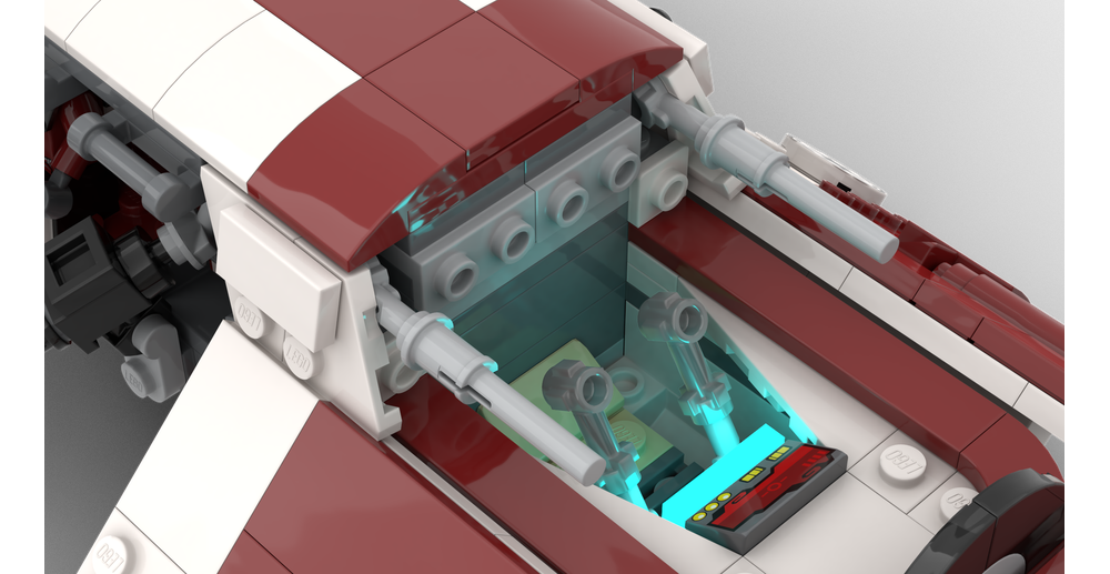 LEGO MOC Lego SW Republic Low altitude support gunship (75401 ...