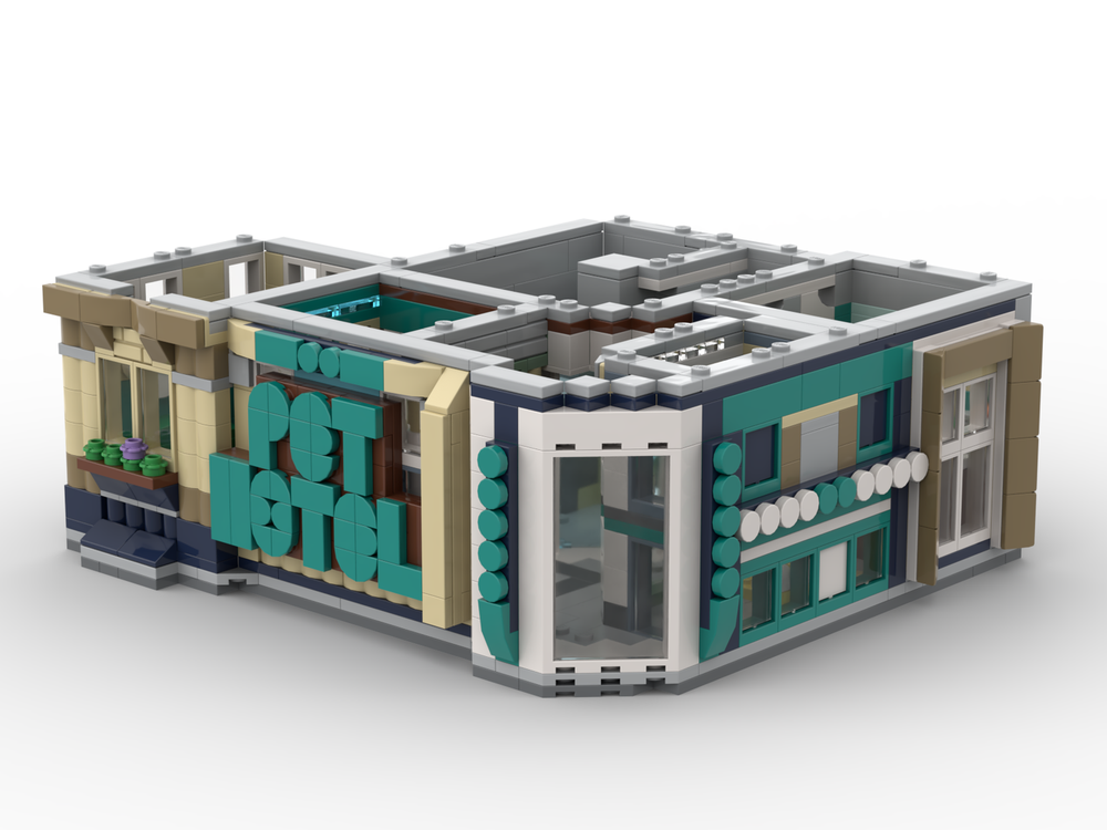 LEGO MOC Animal Shelter Pet Hotel Floor by BrickAndBuildsI ...
