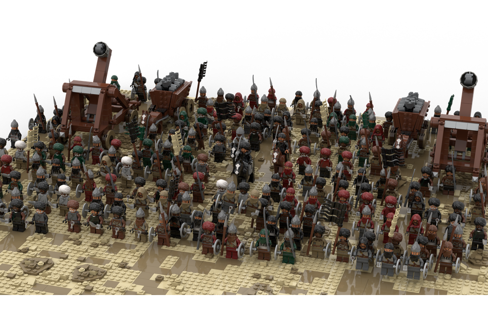 LEGO MOC Lego Medieval Castle MOC Siege of Jerusalem based on Kingdom ...