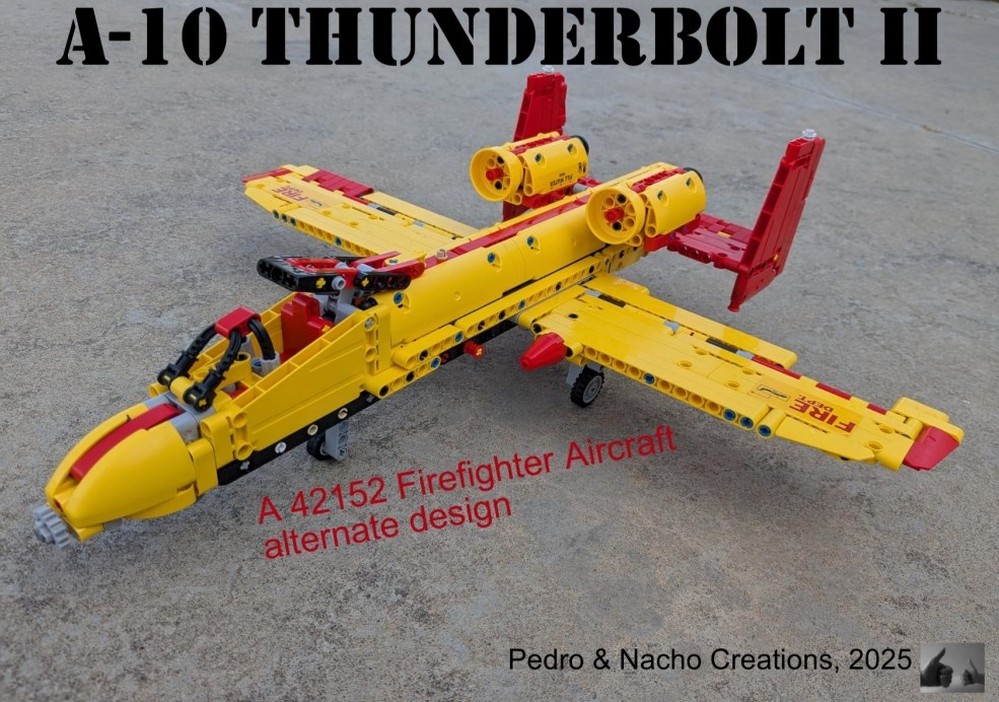LEGO MOC A-10 Warthog (42152 Firefighter Aircraft) by jpgon ...