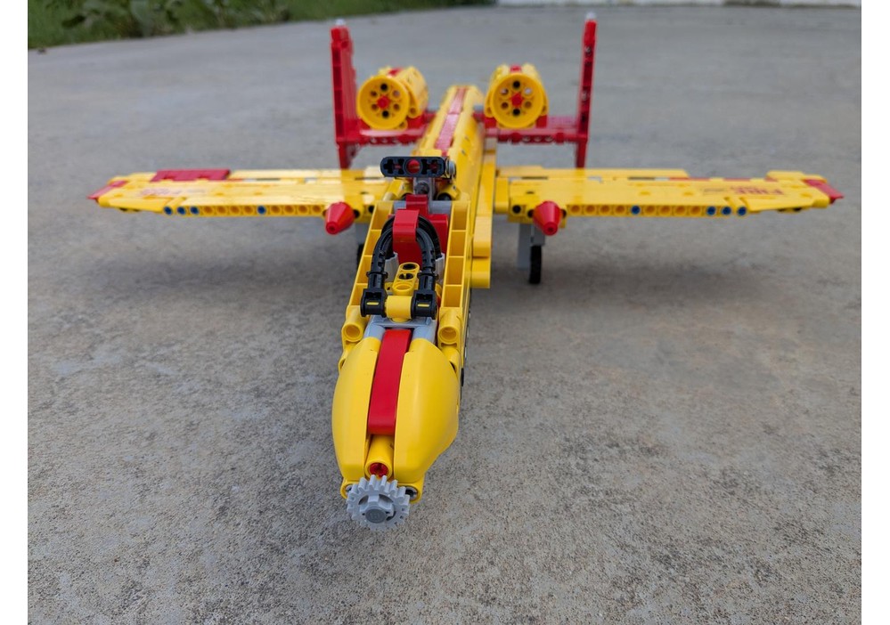 LEGO MOC-216354 A-10 Warthog (42152 Firefighter Aircraft) by jpgon ...