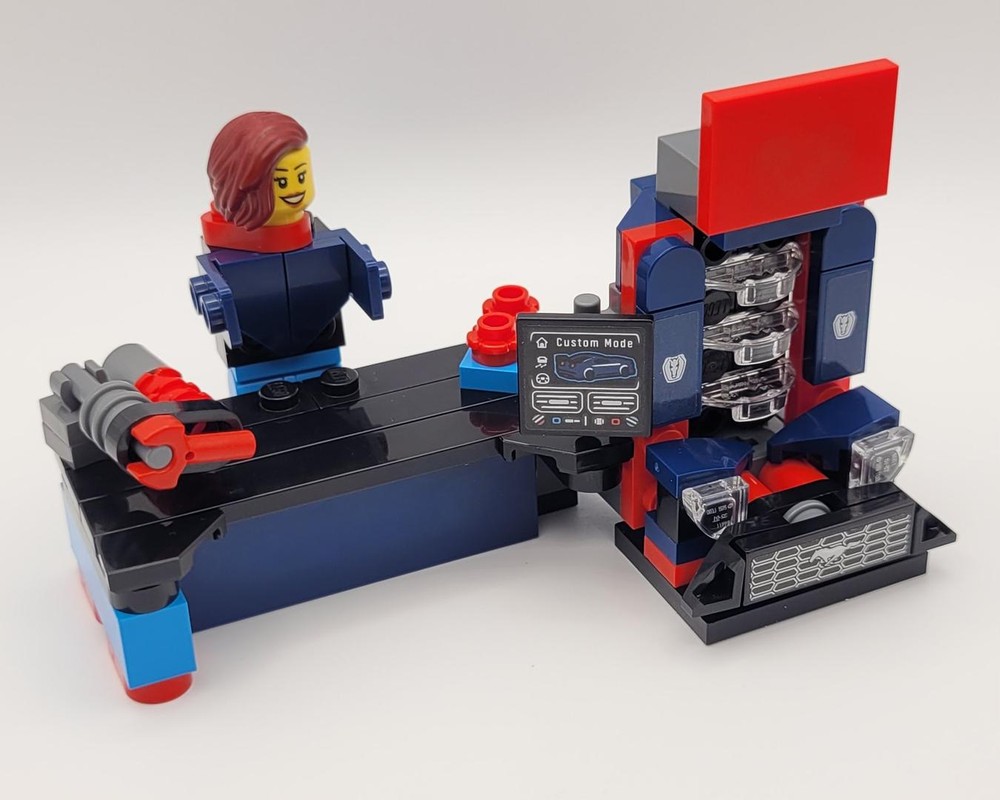 LEGO MOC-216385 Tooned Ford Mustang Dark Horse and Parts Counter by ...