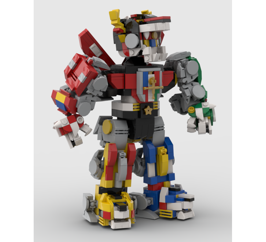 LEGO MOC 9"-10" Voltron by Dagooozle | Rebrickable - Build with LEGO