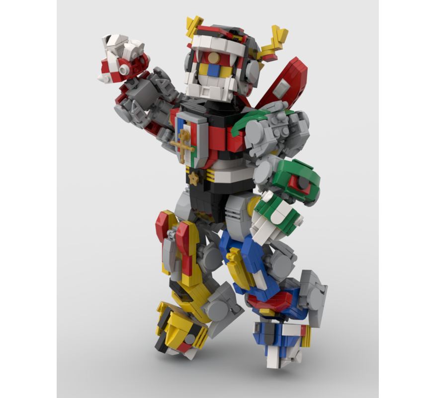 LEGO MOC 9"-10" Voltron by Dagooozle | Rebrickable - Build with LEGO