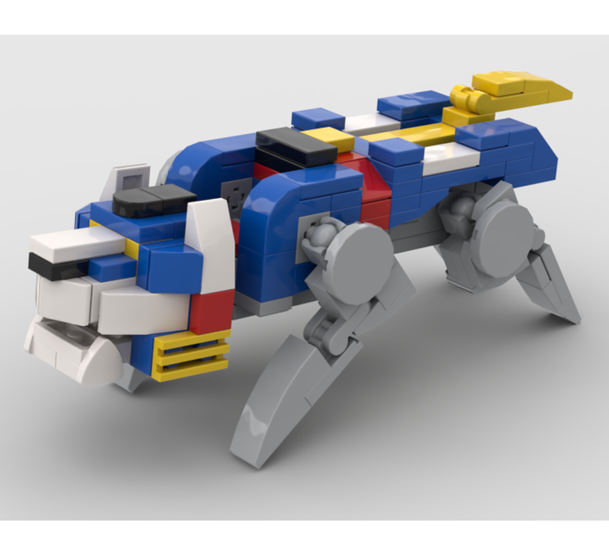LEGO MOC 9"-10" Voltron by Dagooozle | Rebrickable - Build with LEGO
