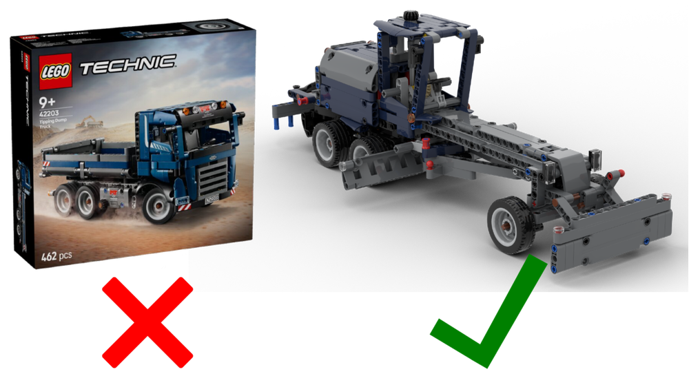 LEGO MOC road grader alt 42203 by crazy_technic | Rebrickable - Build ...