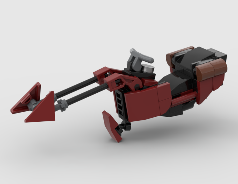 LEGO MOC Zephyr-G Swoop Bike (Attack of the Clones) by br1ckmate | Rebrickable - Build with LEGO