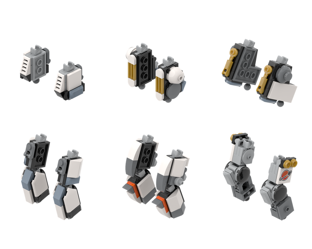 LEGO MOC Add-On Pack: Mech Legs - (MOC-190608 Modification) by Mech ...