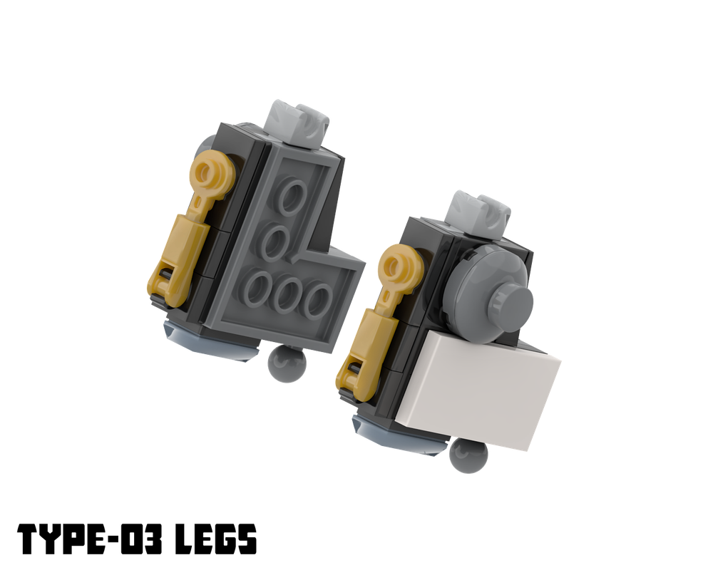 LEGO MOC-216422 Add-On Pack: Mech Legs - (MOC-190608 Modification) by ...