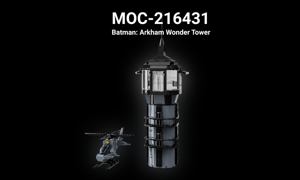 LEGO MOC LEGO Arkham Wonder Tower by h28bricks | Rebrickable - Build ...