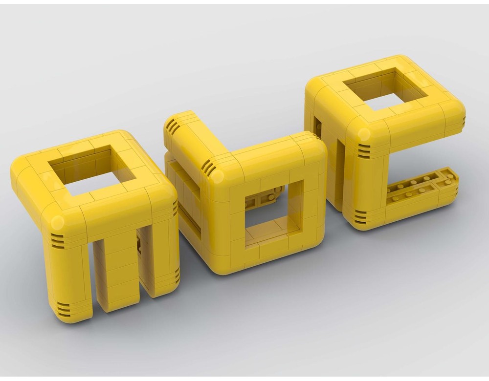 LEGO MOC-216449 Three Sided Letter Block by uminuo | Rebrickable ...