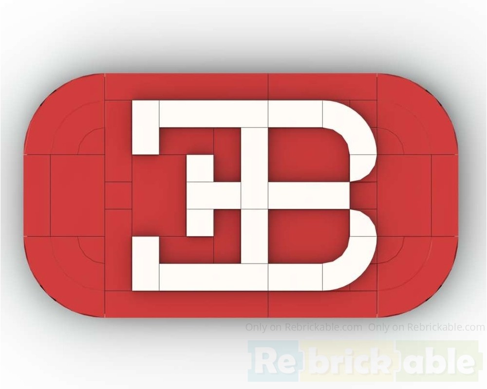 LEGO MOC Logo BUGATTI (Red & White) by MarkMOC71 | Rebrickable - Build ...