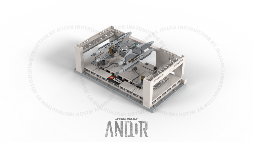 LEGO MOC Micro Diorama : Hangar for Imperial Starfighters PART II by ...