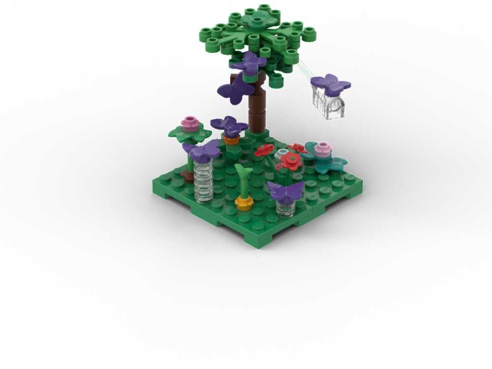 LEGO MOC Butterfly Garden by Matthewbacon | Rebrickable - Build with LEGO