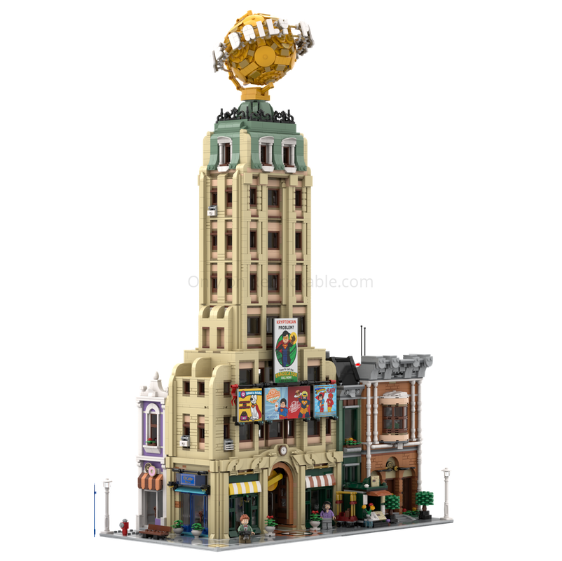 LEGO MOC-216470 Daily Planet Modular Building - 10297-1 and 10278-1 ...