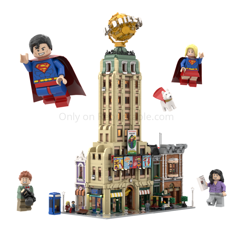 LEGO MOC-216470 Daily Planet Modular Building - 10297-1 and 10278-1 ...