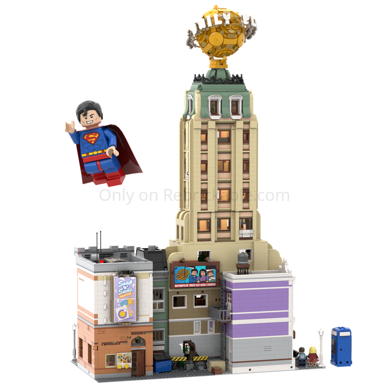 LEGO MOC-216470 Daily Planet Modular Building - 10297-1 and 10278-1 ...