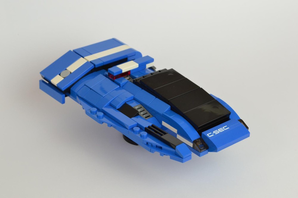 LEGO MOC Mass Effect C-Sec Skycar by ElijahLittle | Rebrickable - Build ...