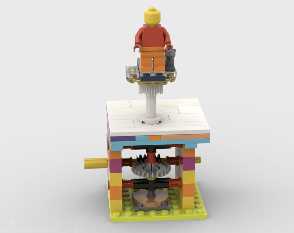 LEGO MOC Minifigure Presentation Display Mechanics POC I by McCavity ...