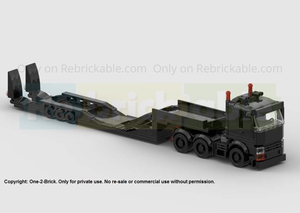 LEGO MOC Car Transporter by ONE-2-BRICK | Rebrickable - Build with LEGO