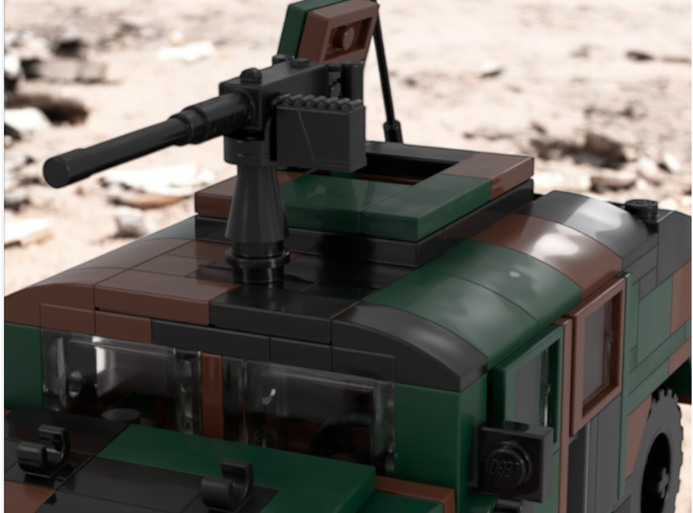 LEGO MOC-216487 Woodland Humvee by Potato_boi_2022 | Rebrickable ...