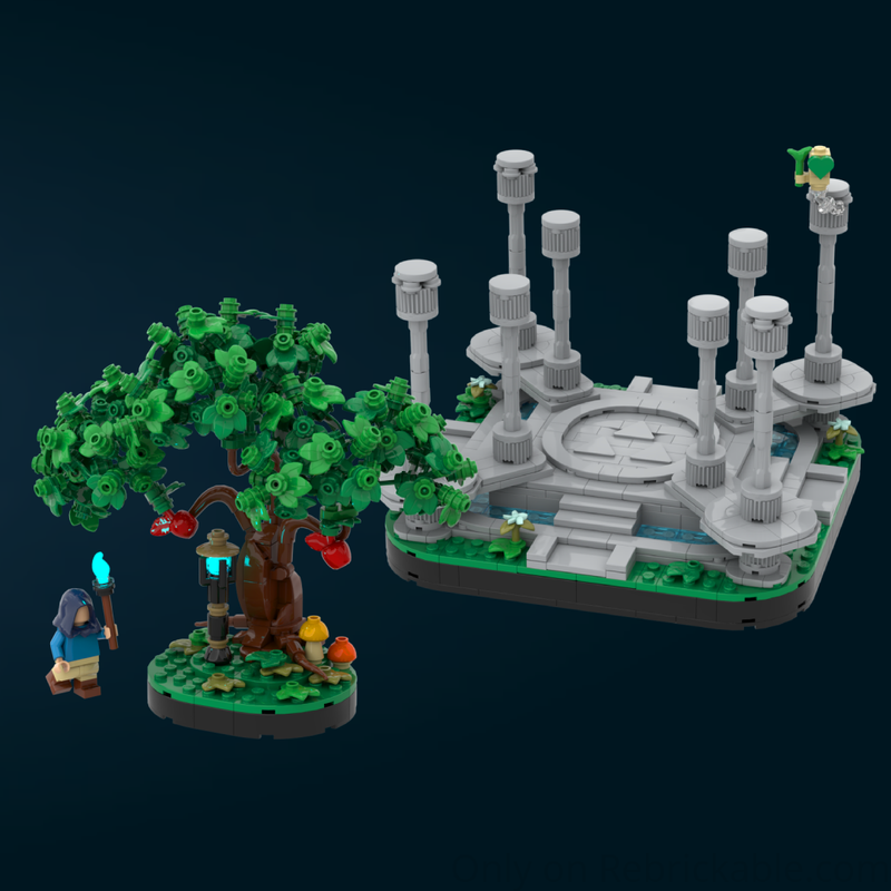 LEGO MOC Hyrule Scenery Pt. 1 by rebelnili | Rebrickable - Build with LEGO