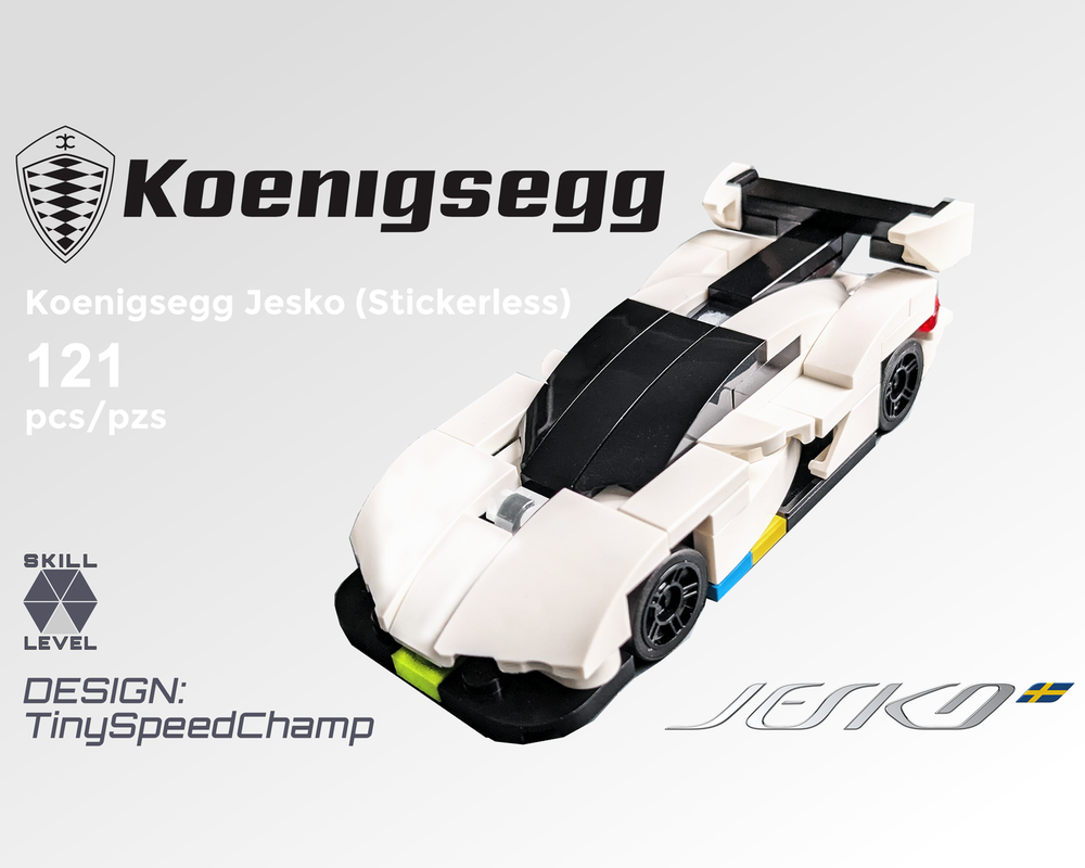 LEGO MOC Tiny Koenigsegg Jesko (Stickerless) by TinySpeedChamp ...