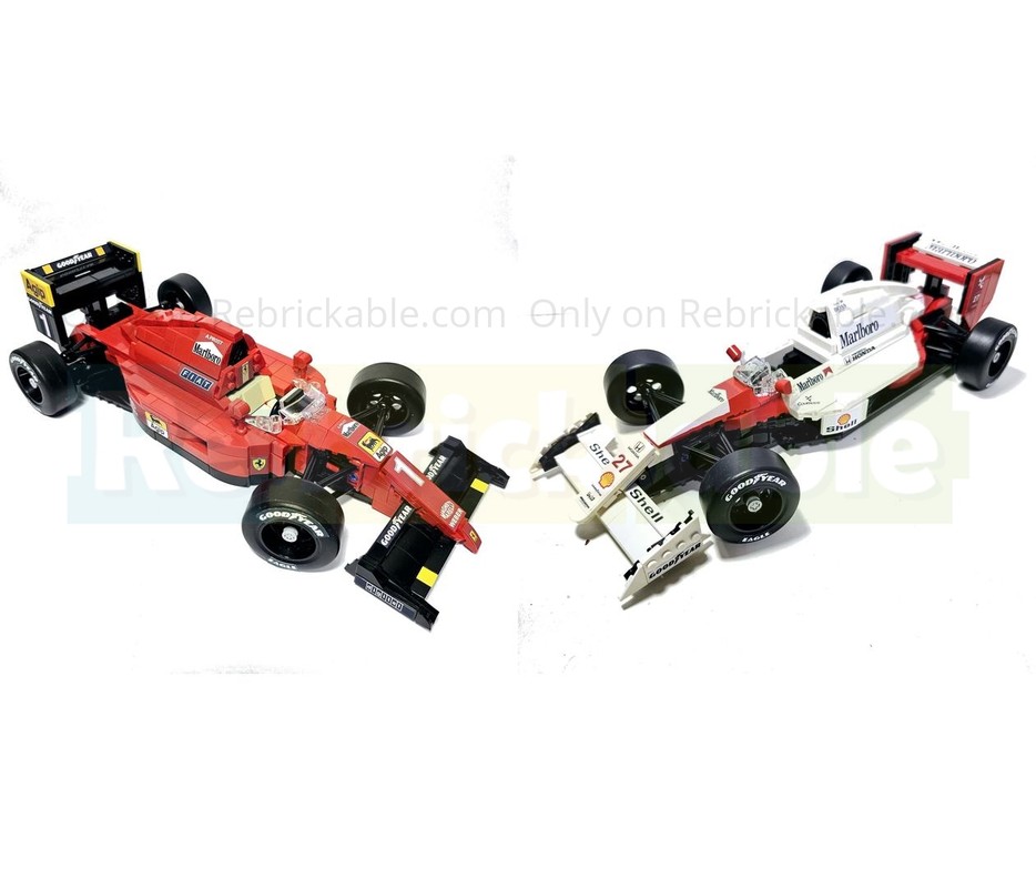 LEGO MOC 1990's greatest Formula 1 rivalry bundle by WBsupercars_V.b ...