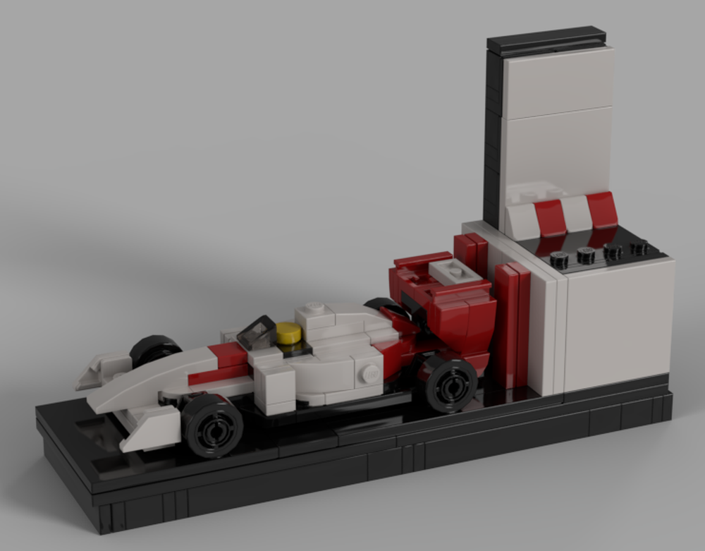 LEGO MOC-216513 McLaren MP4/4 Microscale with Minifig Display by ...
