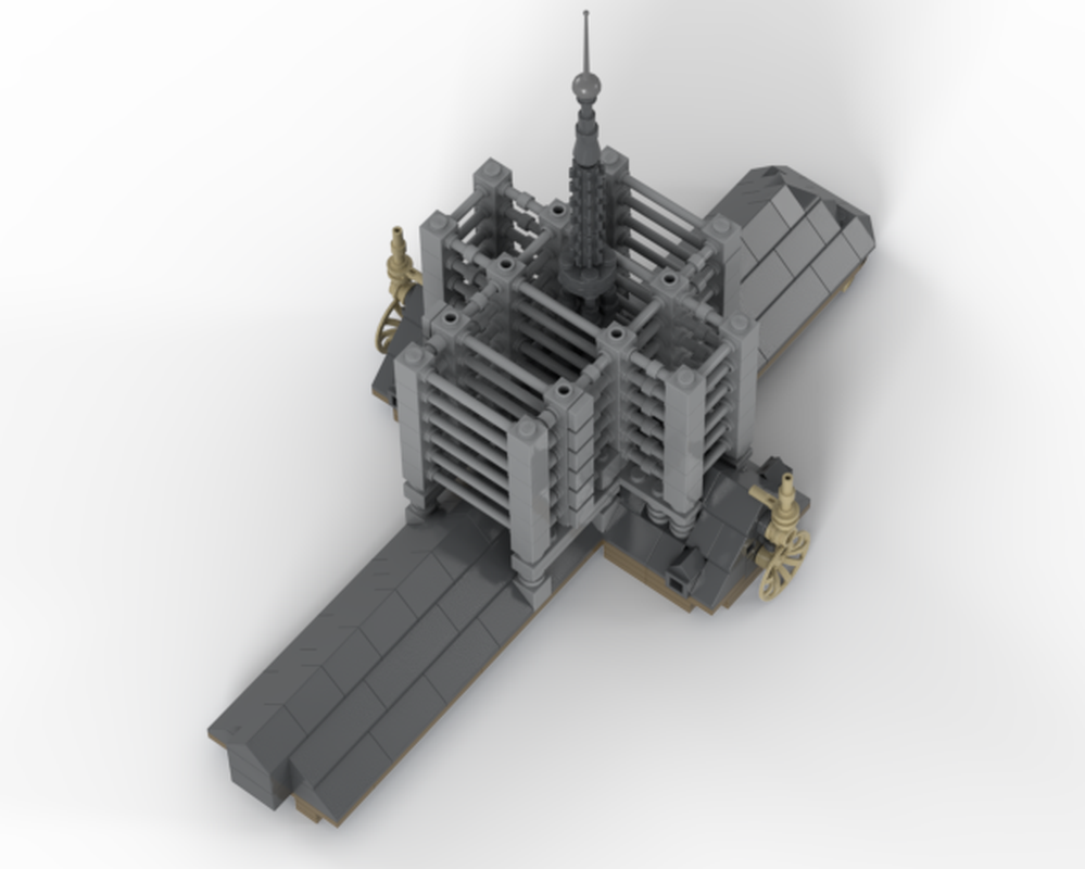 LEGO MOC Notre-Dame Roof Scaffolding by Misser | Rebrickable - Build ...