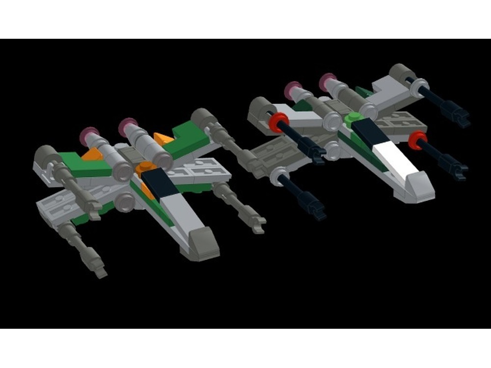 LEGO MOC T-65B X Wing V5 - 1:144 Scale by MasterBrickSeparator ...