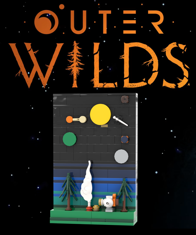 LEGO MOC Outer Wilds (Tales of the Space Age- additon) by Camobricktape | Rebrickable - Build ...