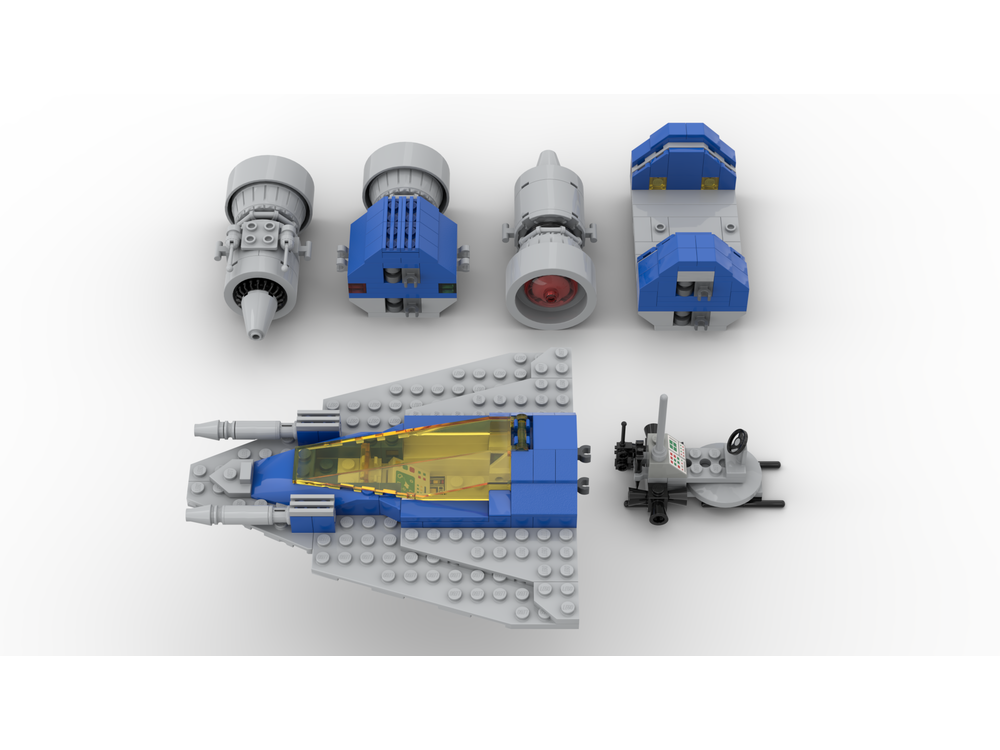 LEGO MOC Galaxy Cruiser - Classic Space by Beptune | Rebrickable ...