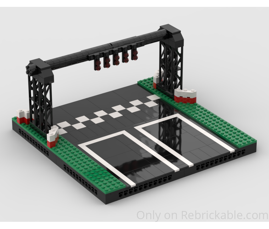 LEGO MOC Modular F1 Race Track by S-Brick | Rebrickable - Build with LEGO