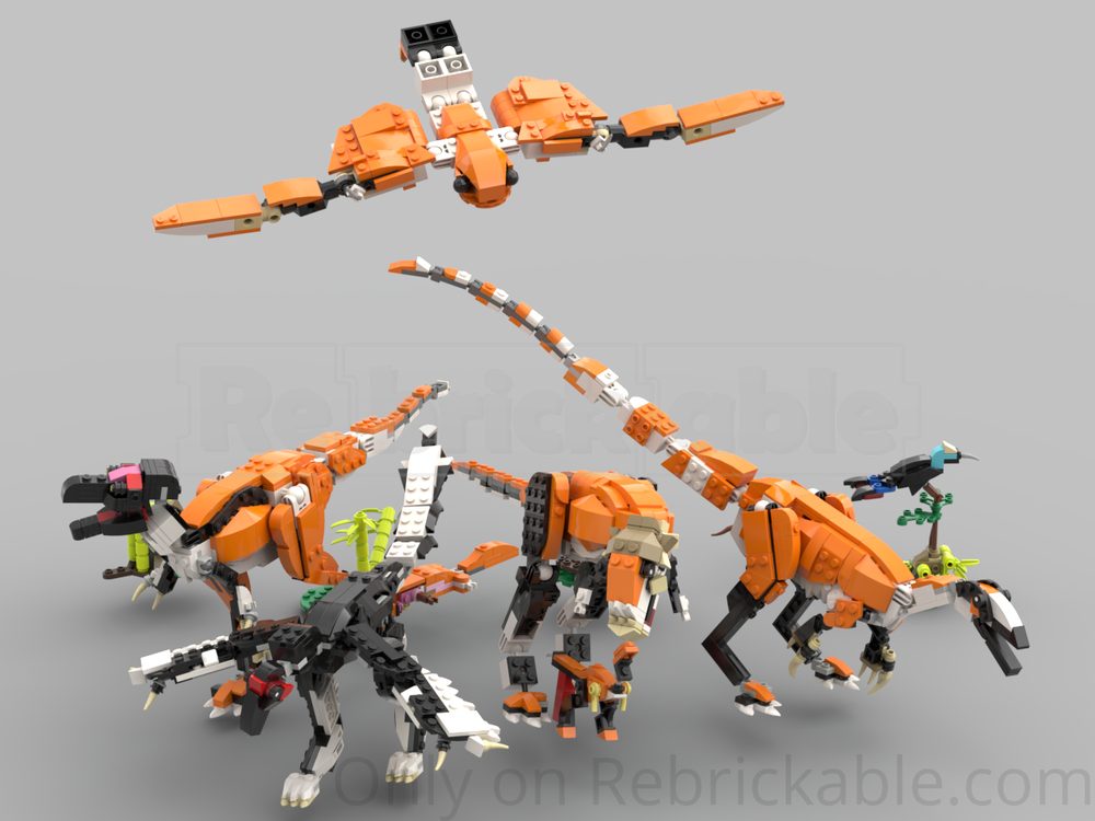 LEGO MOC 31129 Dinosaurs bundle by Ambrosino | Rebrickable - Build with ...