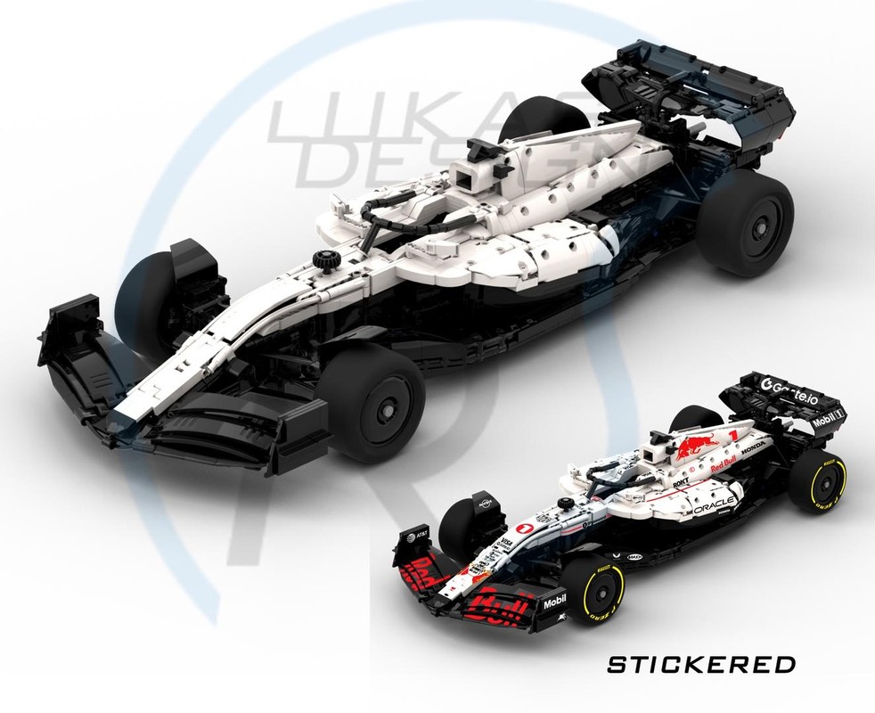 LEGO MOC Red Bull Racing F1 RB21 Japanese GP Livery 1:8 Scale by ...