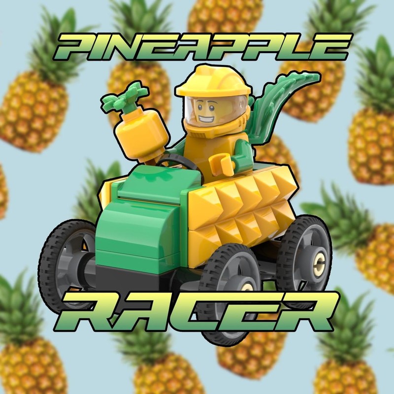 LEGO MOC Pineapple Racer by AntOrman | Rebrickable - Build with LEGO