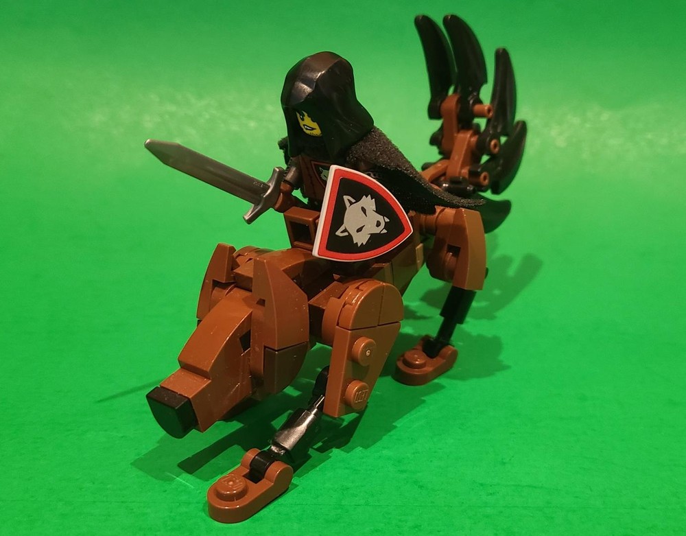 LEGO MOC Wolfpack Beastmaster Riding Wolf Brown Alternate by Rossco311 ...