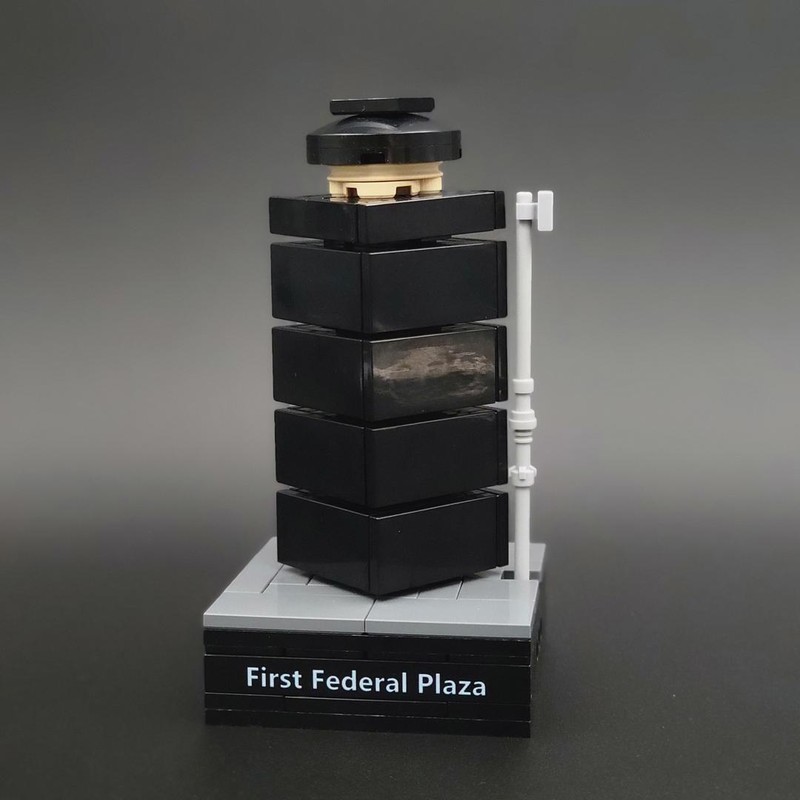 LEGO MOC First Federal Plaza by Brick_Lizard | Rebrickable - Build with ...