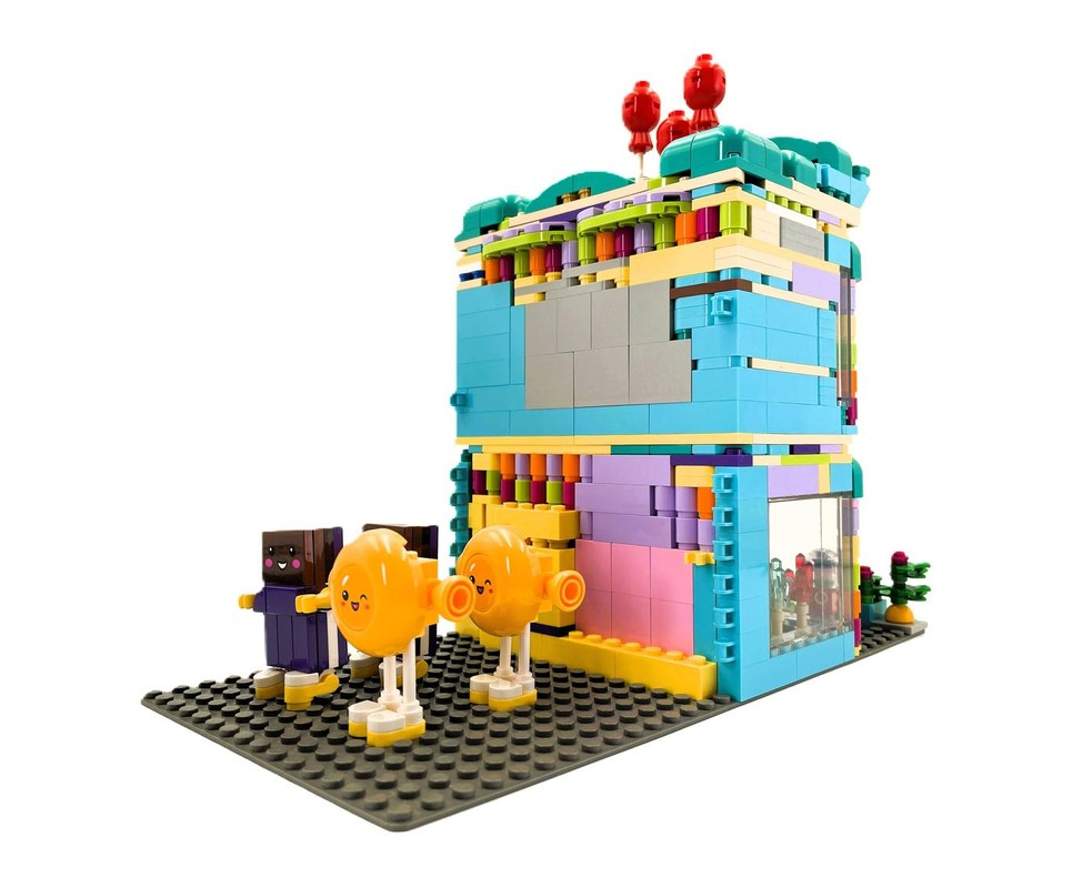 LEGO MOC Candy Shop Modular Alternate build of 3x42649 by re-bricked ...