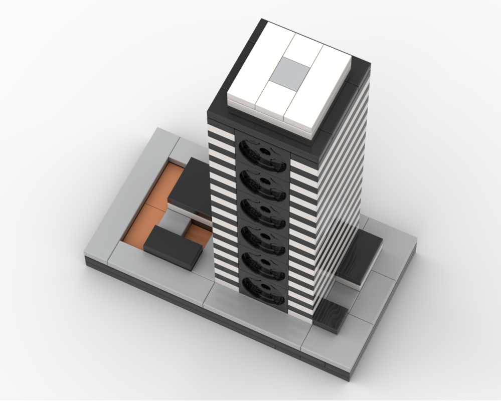 LEGO MOC 1:2000 Shinjuku Mitsui Building by IdiotPolo | Rebrickable ...