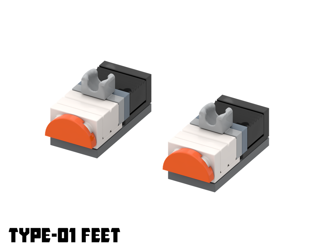 LEGO MOC-216625 Add-On Pack: Mech Feet - (MOC-190608 Modification) by ...