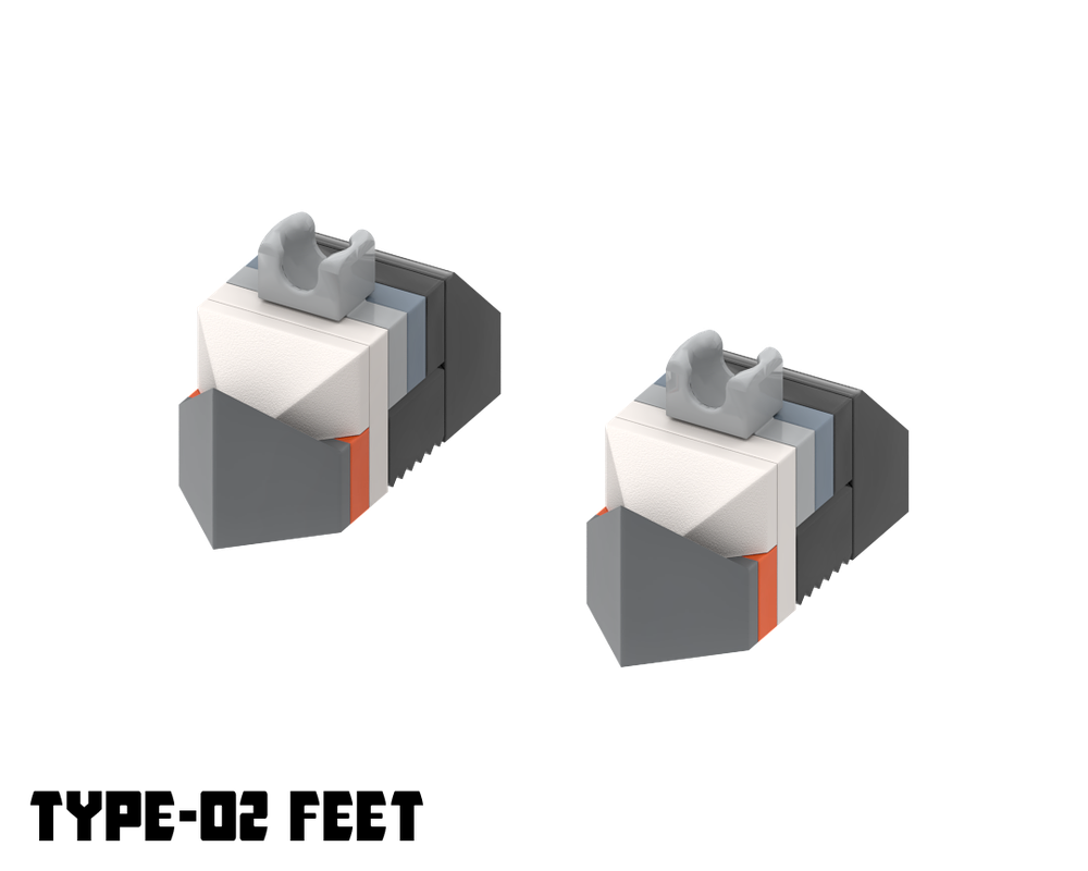 LEGO MOC Add-On Pack: Mech Feet - (MOC-190608 Modification) by Mech ...