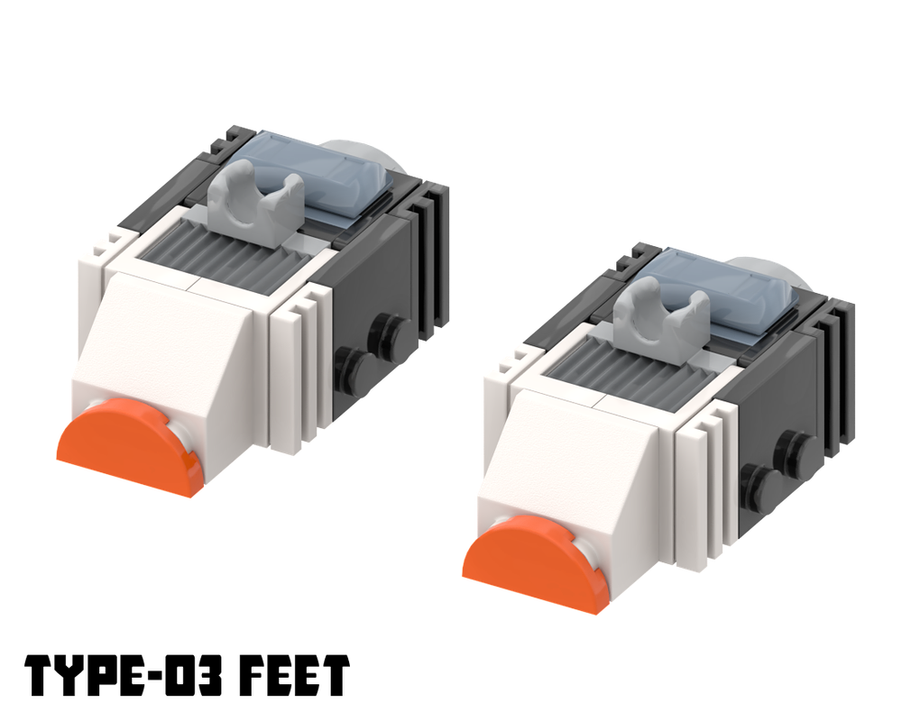 LEGO MOC Add-On Pack: Mech Feet - (MOC-190608 Modification) by Mech ...